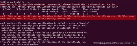 Server Certificate Verification Failedcafile Etcsslcertsca Certificatescrt Csdn博客