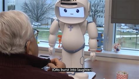 Robot Conversation Agents Support Well Being For Older Adults