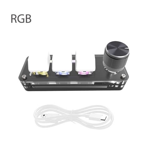 Rdxone Programming Macro Keyboard Rgb Custom Knob Keyboard 3 6 12 Keys