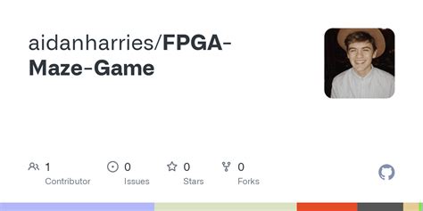 GitHub Aidanharries FPGA Maze Game