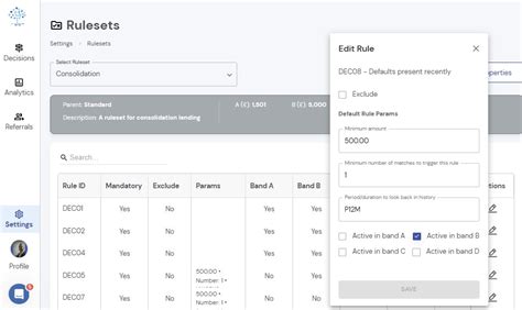 Decision Engine Screenshot Rules Nestegg