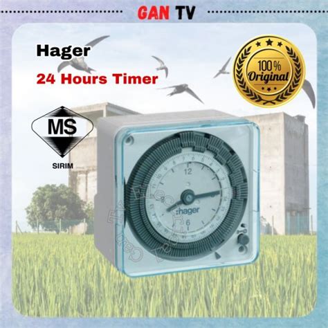 original hager 24 hours programme timer swiftlet farming agricultural