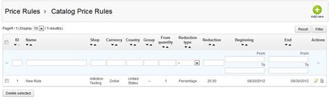 How To Add A Catalog Price Rule In Prestashop 15 Inmotion Hosting