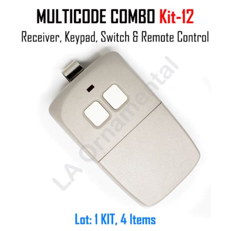 MULTICODE Kit Button Transmitter TS DOL Keypad Switch MHz