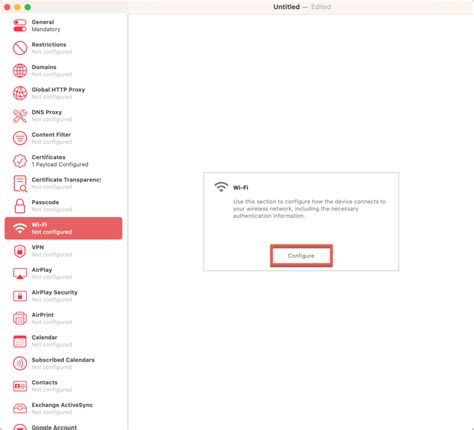 Eap Ttls Apple Client Initial Configuration Mist