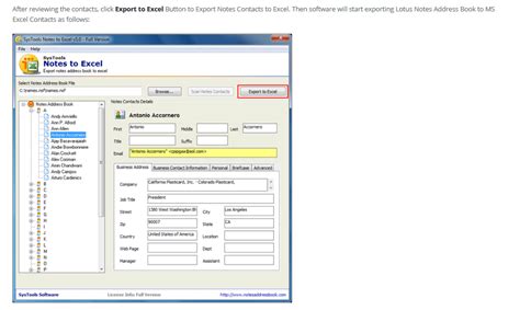 convert lotus notes to excel baresabas