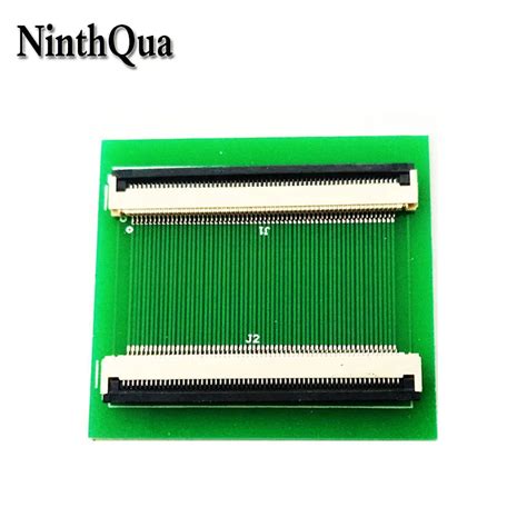 Pcs Pin FFC FPC Adapter Plate MM Pitch Down Drawer SMD Flat Cable Socket Double Row