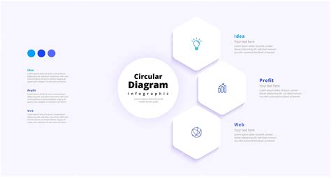 Premium Vector Modern Minimalist Elegant Clean Circular Polygon 3