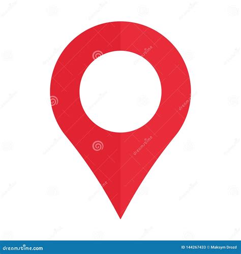 Red Maps Pin Location Map Icon Location Pin Pin Icon Vector 144267433
