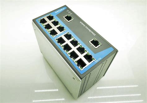 Moxa Eds 316 T Unmanaged Ethernet Switch 16 Port Plc Ethernet Device