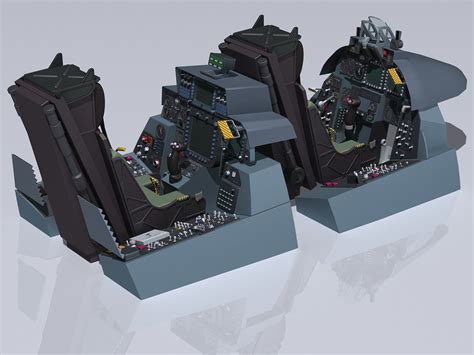 F 14d Cockpit 3d Model