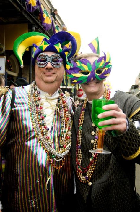 Costumes And People Mardi Gras New Orleans