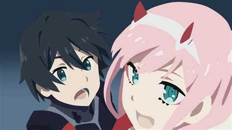 Zero Two And Hiro Minimalist~ By Minato115 On Deviantart