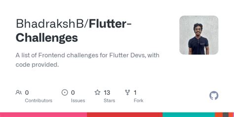Flutter Flutterdeveloper Fluttercommunity Bhadraksh Bhargava