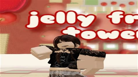 Playing Jelly Fruit Tower In Roblox Roblox Tower Gameplay Youtube