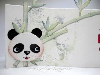 Anita S Warme Groetjes Knutselideeën Tim Holtz Panda Bear