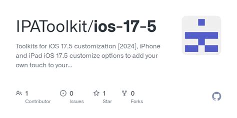 Github Ipatoolkit Ios 17 5 Toolkits For Ios 17 5 Customization [2024