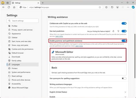 how to configure spell checker and autocorrect features on windows 11