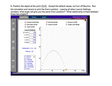 Solved 6 Position The Object At The Point 0 0 Accept The Chegg Com