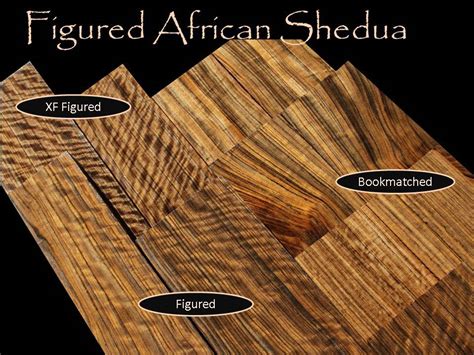 Rare Treasure Fantastically Figured Shedua Cook Woods