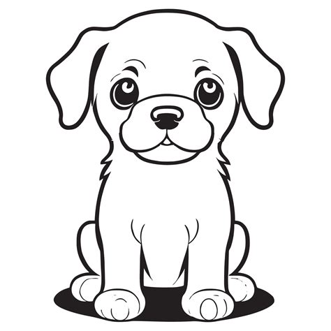 This Is A Dog Vector Clipart Dog Vector Silhouette Dog Line Art