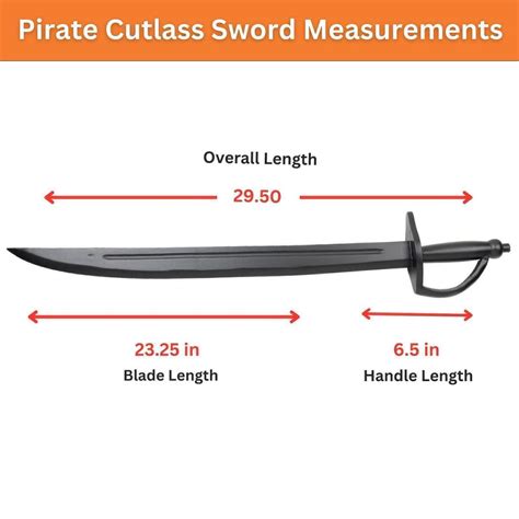 30quot Pirate Cutlass Sword Wood Perfect For Cosplay Pirate Cutlass