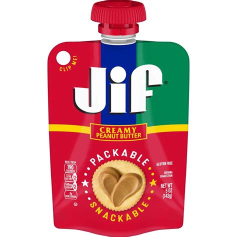 Portable Squeeze Creamy Peanut Butter