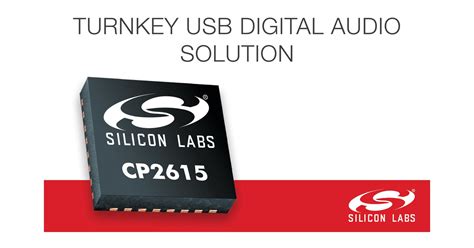 usb to i2s bridge chip brings turnkey simplicity to digital audio design