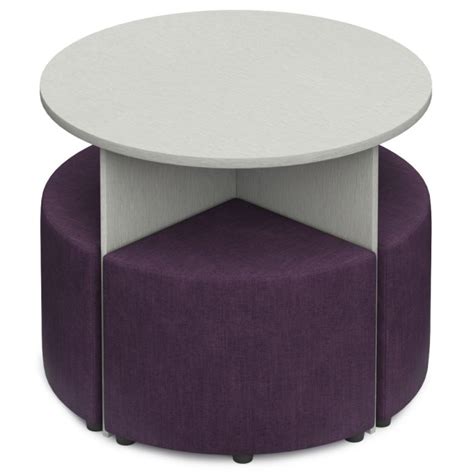 Pye Maxi Ottoman Set With Round Table Bfx Furniture