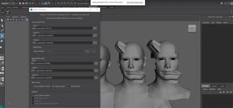 Maya Mesh Reorder Transfer Vertex Position Tool For Maya Free Poly