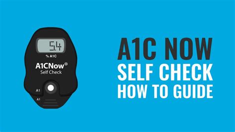 A1C NOW SELF CHECK HOW TO USE YouTube