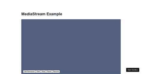 React Media Codesandbox