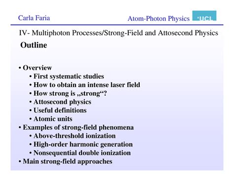 Atomphoton Strongfields Iv Multiphoton Processesstrong Field And