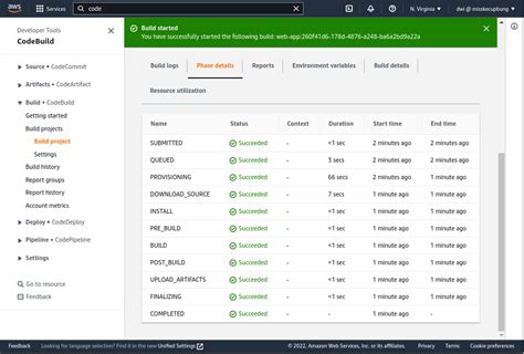 Aws Building A Simple Web Application Using Aws Codebuild Jurnal