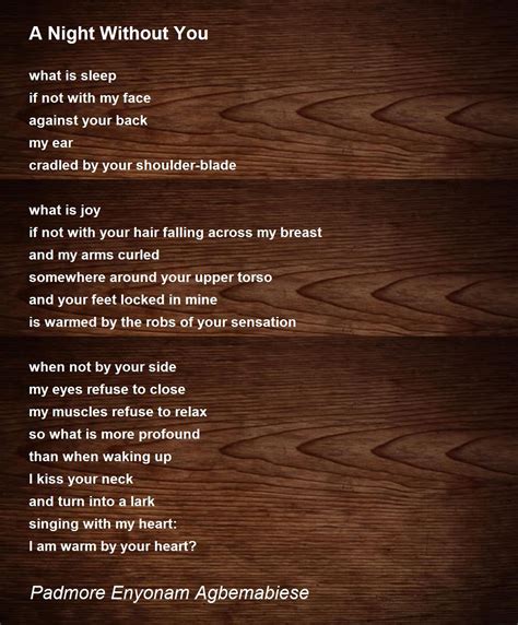 Every Night Without You Quotes