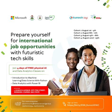 Dsnai Data Science Nigeria On Linkedin Be A Part Of The World Class