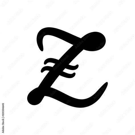 The Letter Z In Script