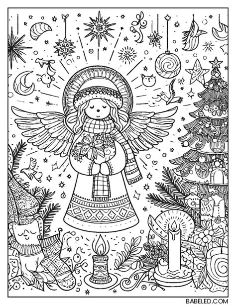 12 Безплатни за Печат Коледа Картинки за Оцветяване Листове Рисунки и Страници за Възрастни и