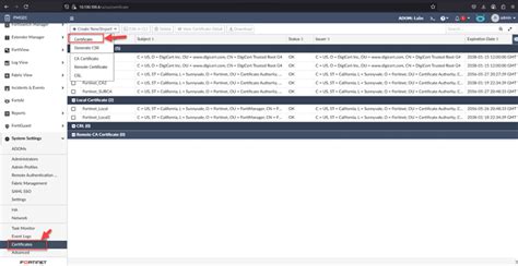 Technical Tip How To Test A Custom Certificate Fo Fortinet Community