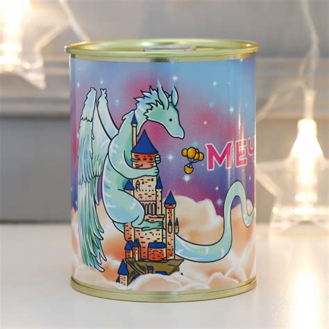Копилка-банка металл "Мечтай" 3 ️ купить по цене 205 ₽/шт. в Москве с ...