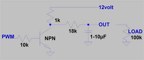 Controlling Voltage From 0 10v With Transistor Unable To Go Lower