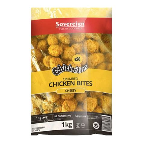 Chicken Tizer Cheesy Bites 1kg Superb Hyper