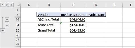 How To Quickly Make Excel Subtotals Stand Out From The Data Techrepublic