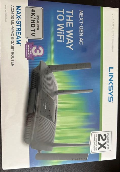 Linksys Max Stream AC2600 Router Computers Tech Parts Accessories Networking On Carousell
