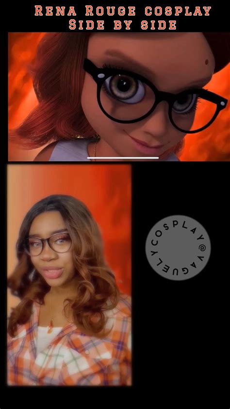 Rena Rouge Cosplay Side By Side Live Action Miraculous Ladybug Live