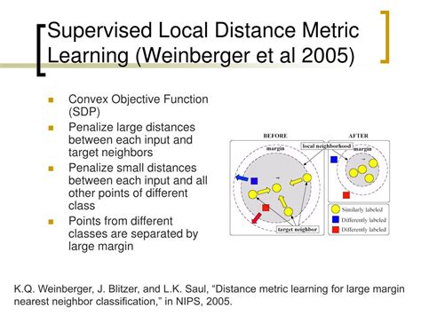 PPT Supervised Distance Metric Learning PowerPoint Presentation Free