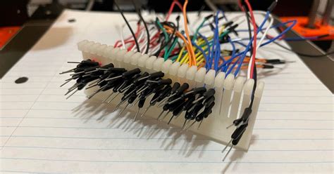 Arduino Jumper Wirecable Holder Organizer By Orange Hat Guy Download