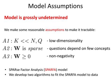 Ppt Sparse Factor Analysis For Learning Analytics Powerpoint Presentation Id1903165