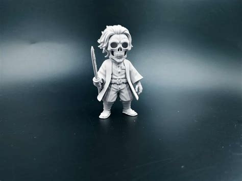 Skeleton Tanjirou Kamado Demon Slayer Halloween By Drakeforge3d