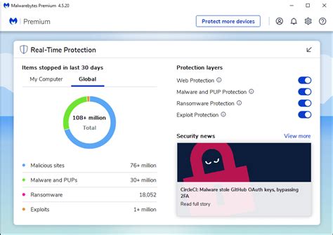 Malwarebytes Premium 3 Device 1 Year Subscription Digital Download